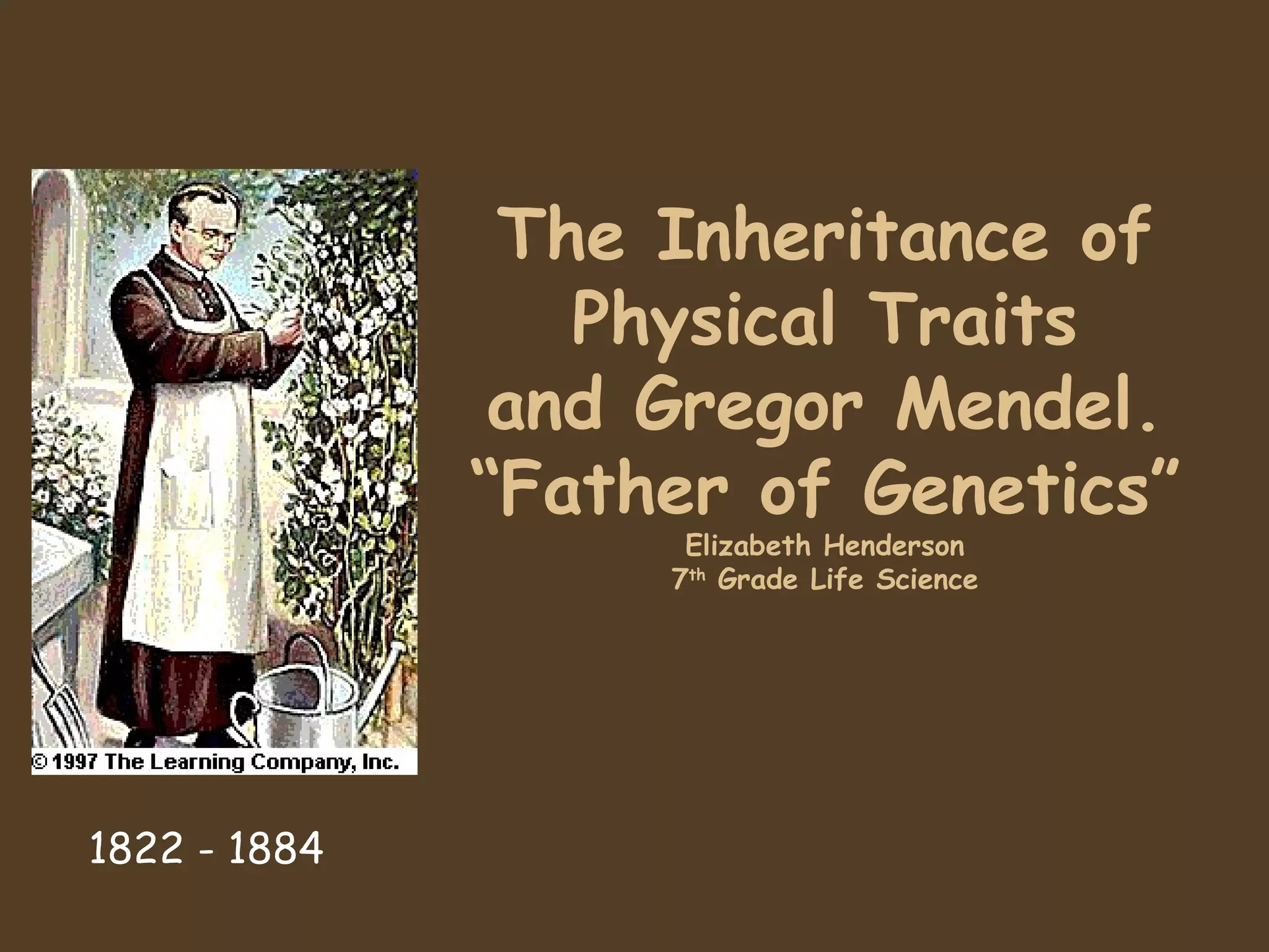 Genetics And Mendel 1201627175681907 2 | PPT