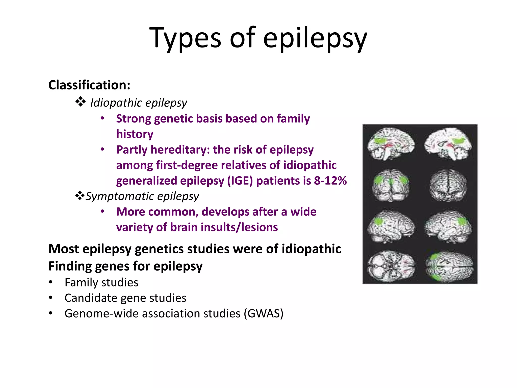 Genetics and molecular aspects of epilepsy | PPTX