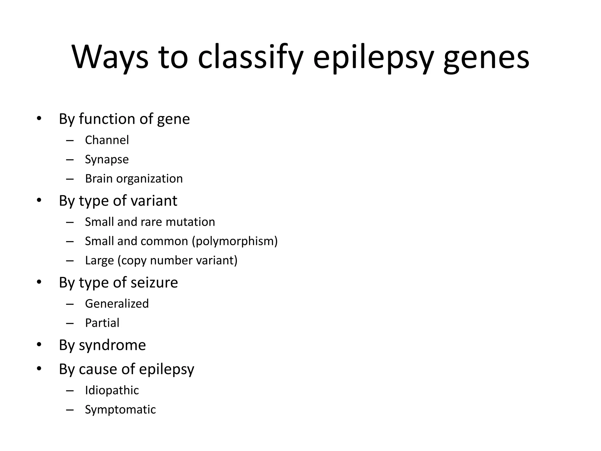 Genetics and molecular aspects of epilepsy | PPTX
