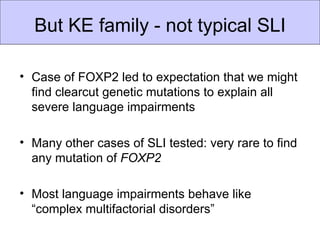 Genetics and SLI | PPT
