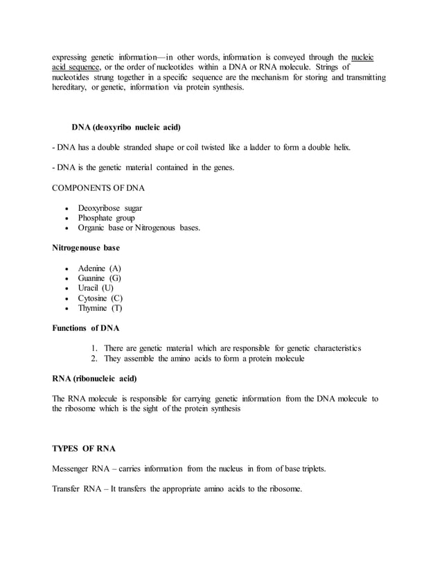 Genetics and variation 1 | PDF