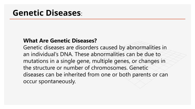 GENETICS community medicine presentation | PPTX