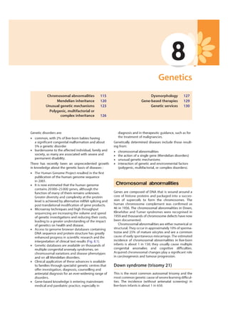 Pediatrics Genetics chapter | PDF