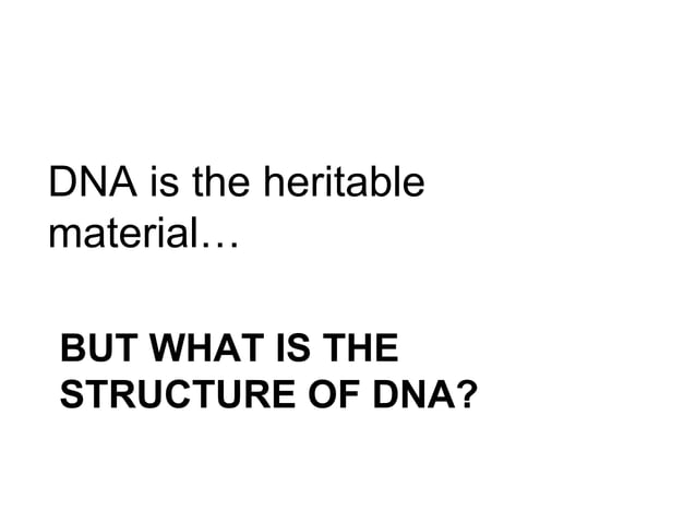 Genetics chapter 7 dna structure and replication | PPT