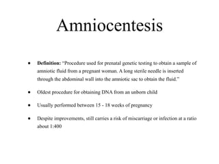 Genetic screening | KEY
