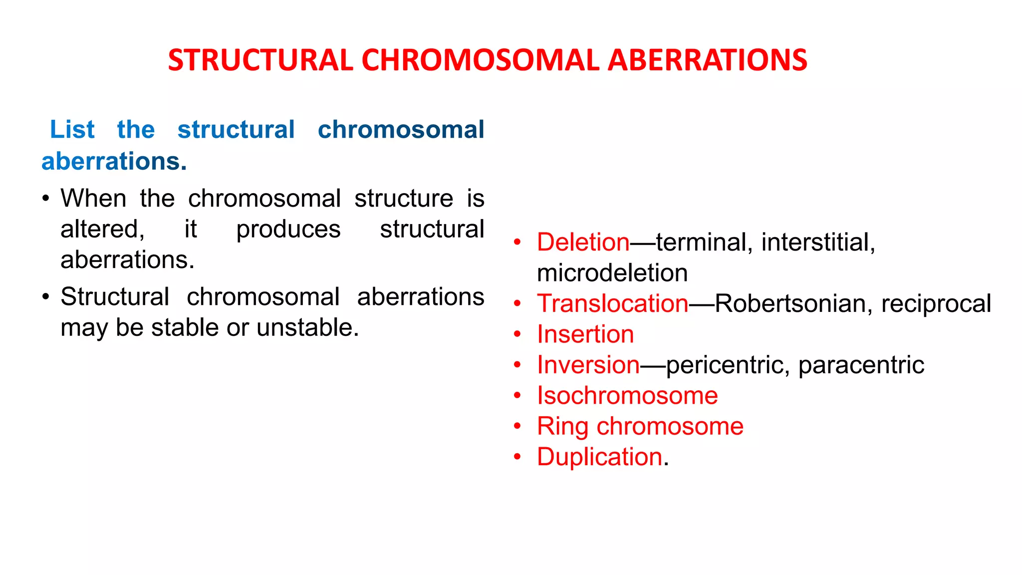 Genetic Series Chromosomal Aberrations.pptx
