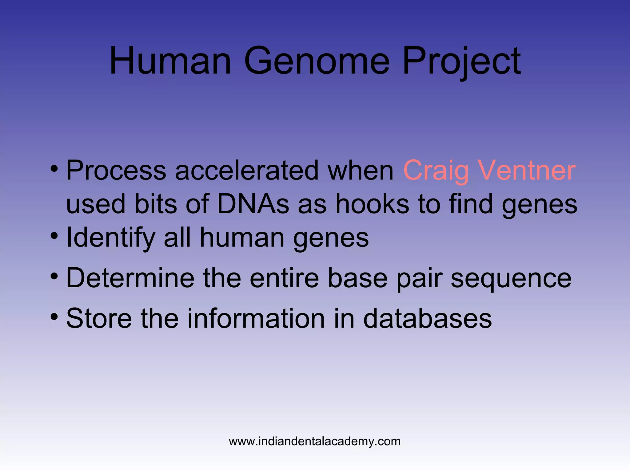 Genetics factor in development of malocclusion | PPT