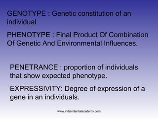 Genetics factor in development of malocclusion | PPT