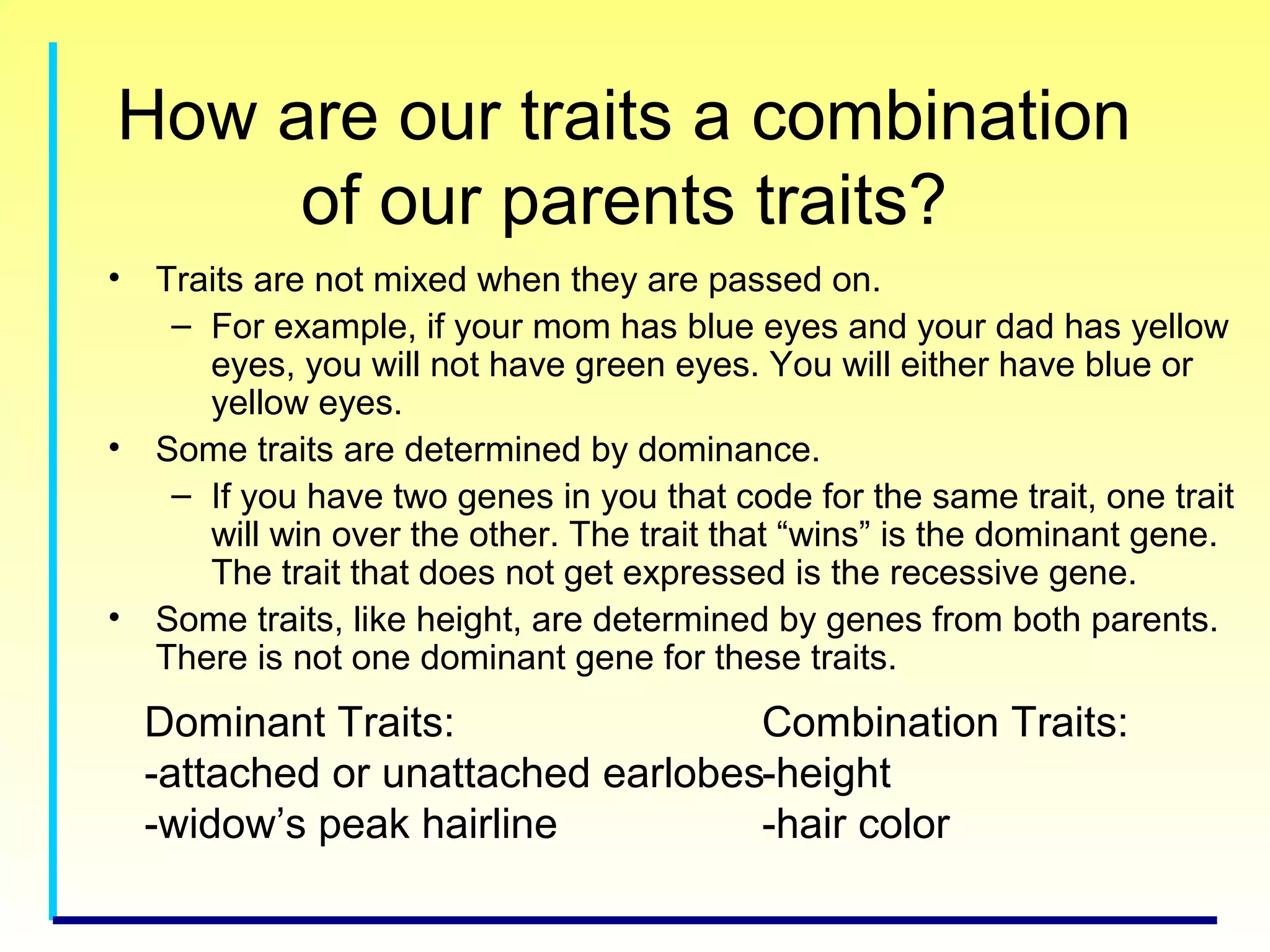 Genetics for kids | PPT