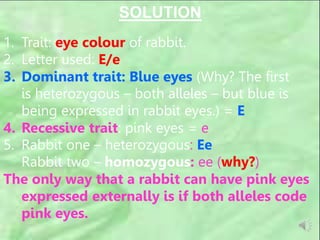 genetics and inheritance | PPTX