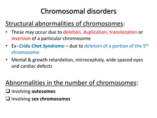 Genetics _ Health 1.pptx | Reproductive Health | Diseases and Conditions
