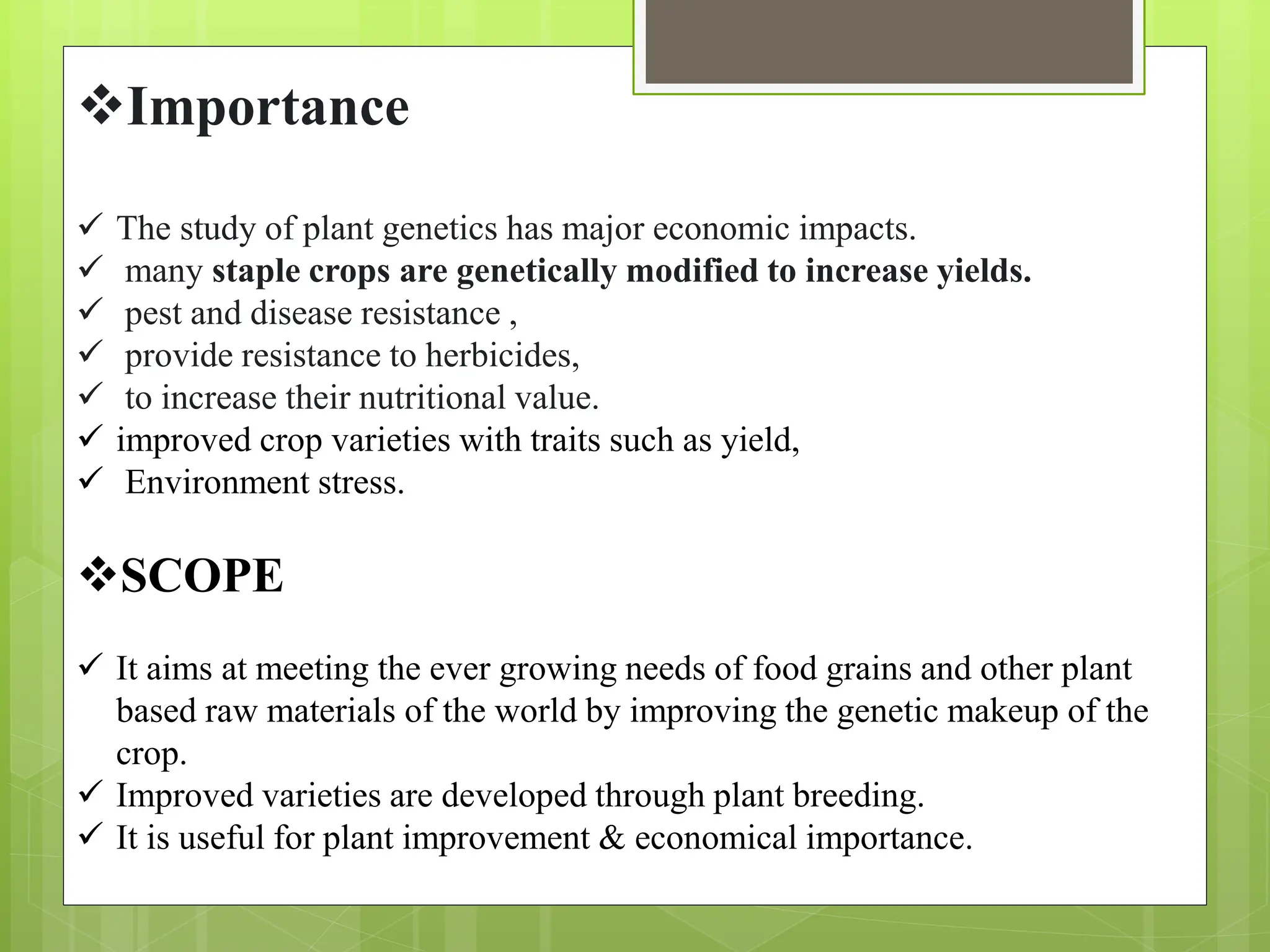 Genetics, Heredity, Variation, history, its roles, Scope, Importance ...