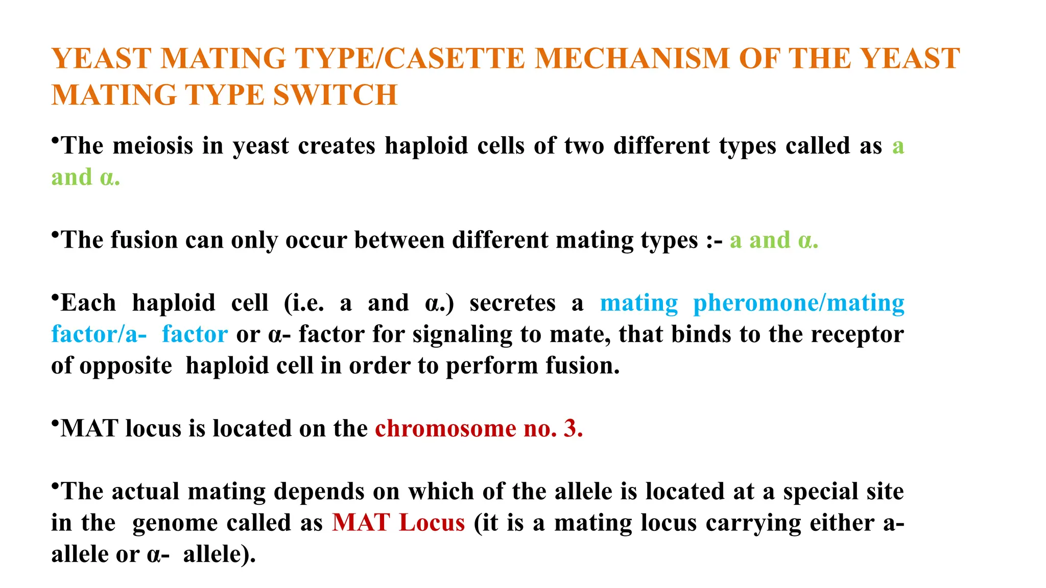 Yeast Mating Types: Unraveling the Secrets of Sexual Reproduction in ...