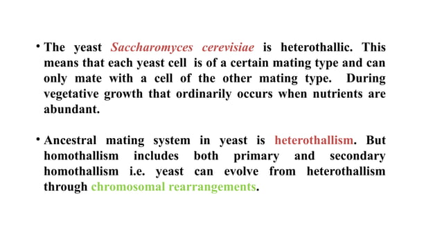 Yeast Mating Types: Unraveling the Secrets of Sexual Reproduction in ...