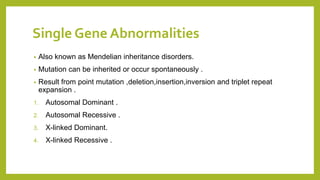 Genetics in paediatric neurology | PPTX