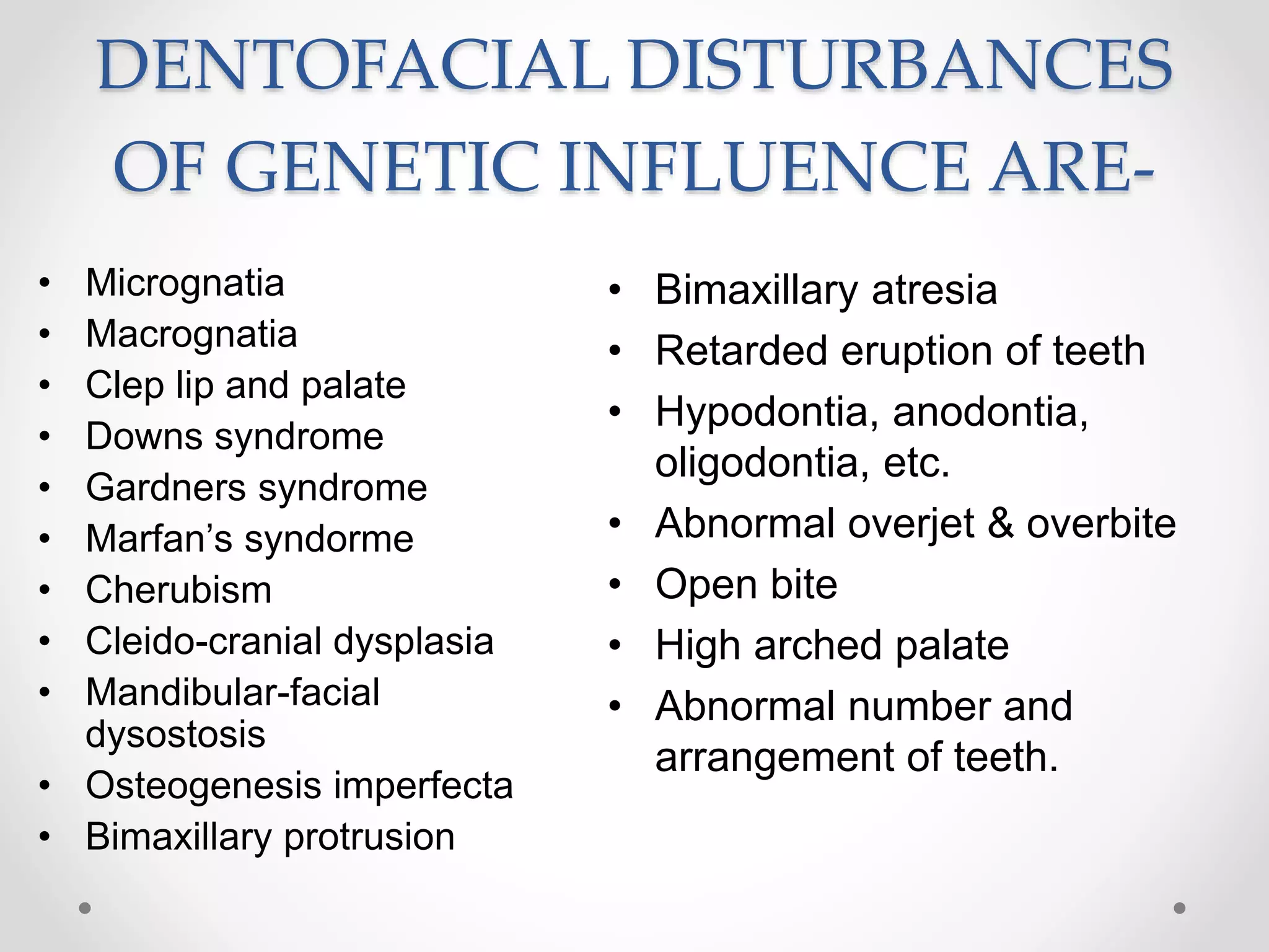 Genetics in orthodonics | PPTX