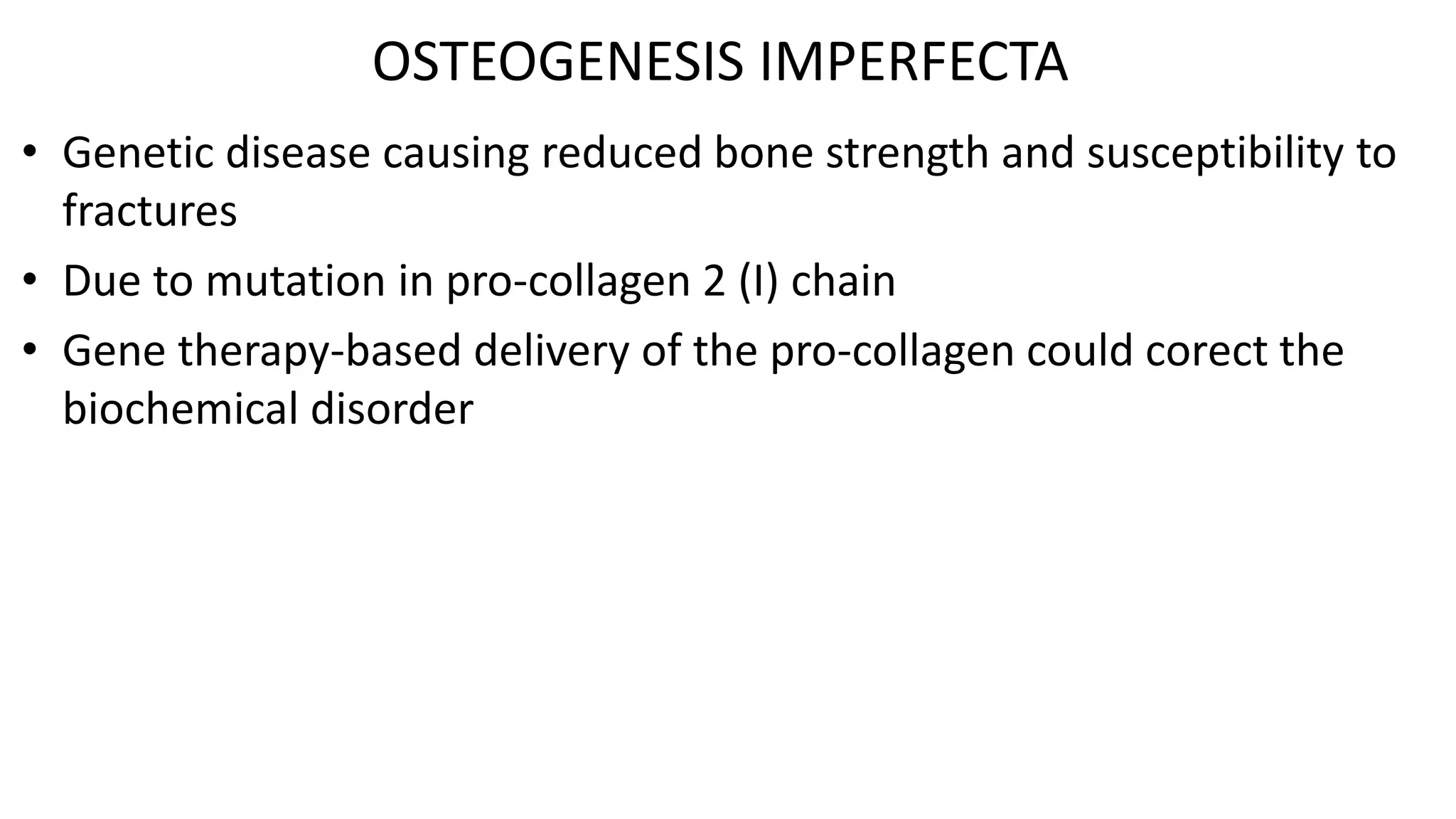 Genetics in orthopaedics | PPTX