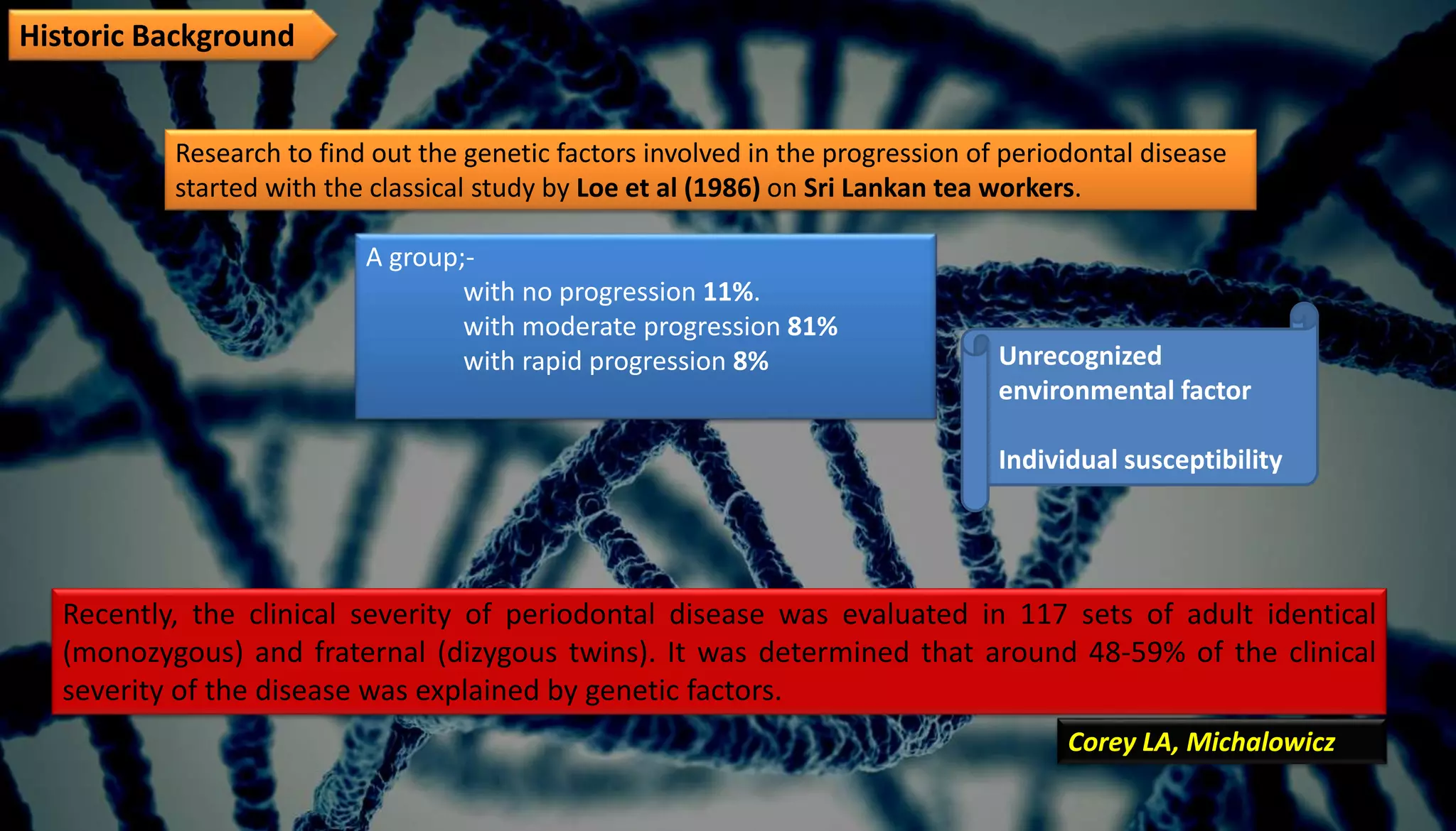GENETICS IN PERIODONTICS SEMIAR..pptx