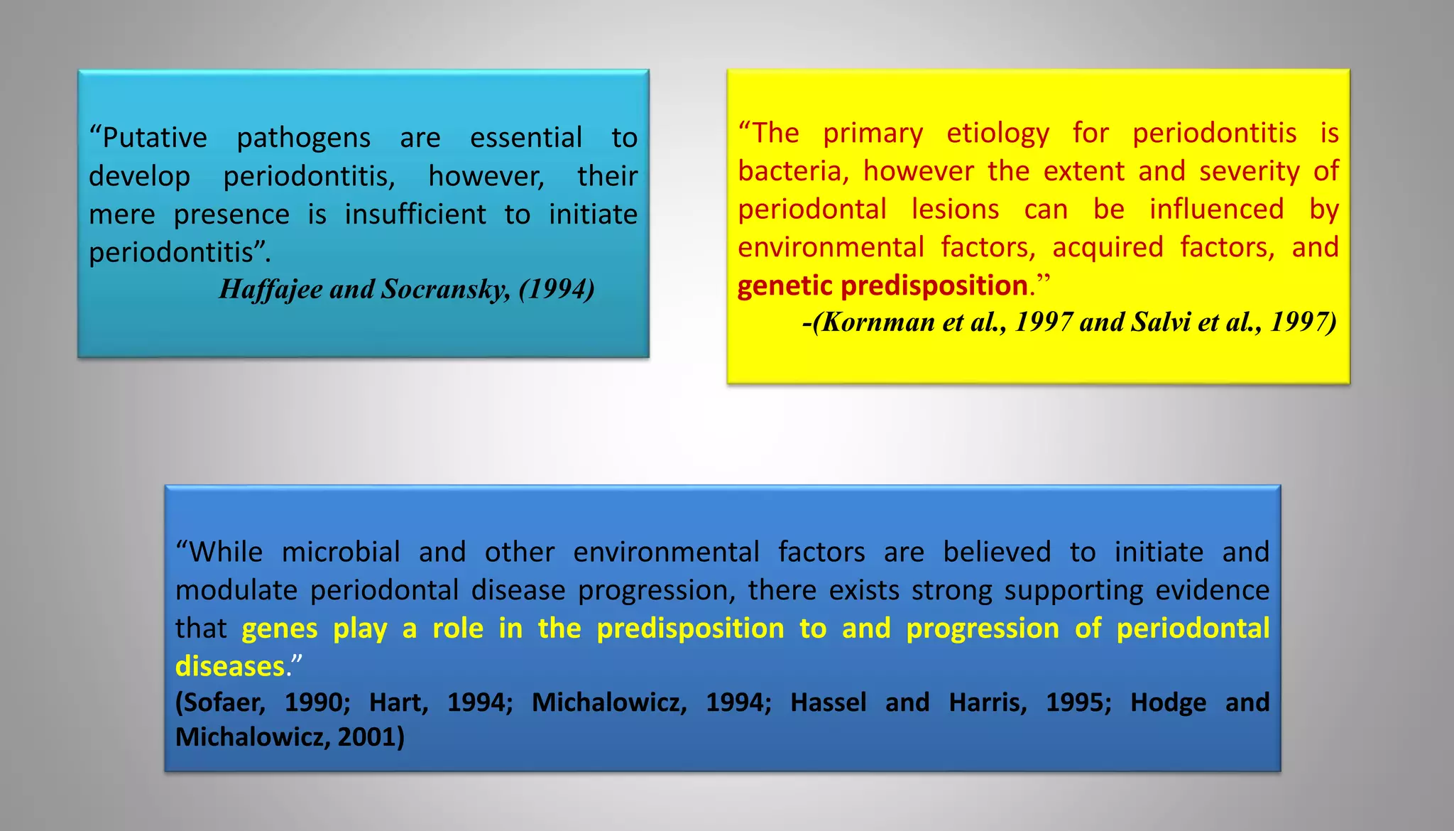 GENETICS IN PERIODONTICS SEMIAR..pptx