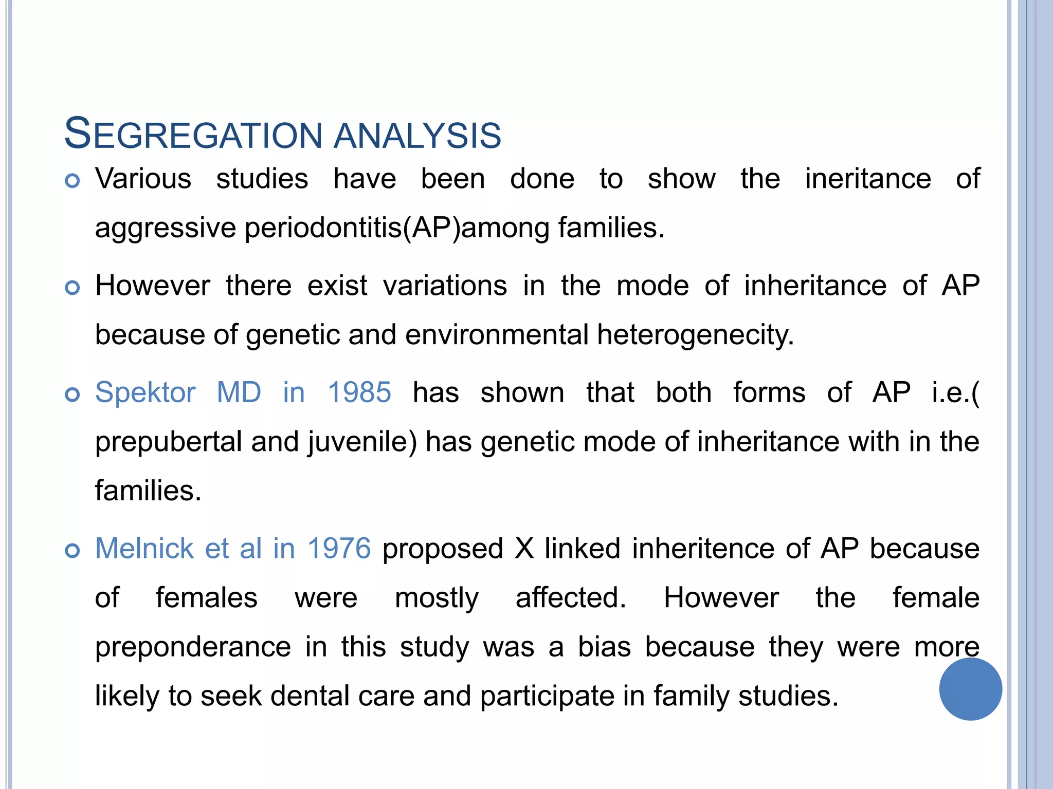 Genetics in periodontology | PPTX