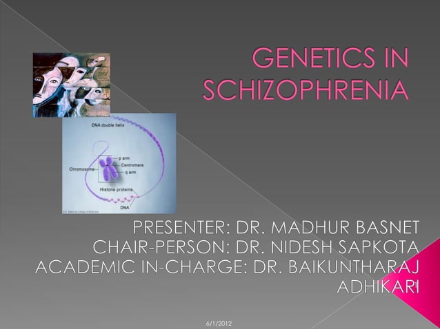 Genetics in schizophrenia | PPTX | Brain and Nervous System Disorders ...