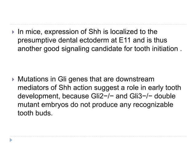 Genetics in tooth development - Copy.pptx | Dental Health | Diseases ...