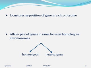 Genetics introduction to Medicos | PPT
