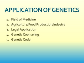 Introduction to Genetics | PPTX