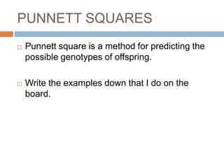 Genetics Introduction | PPTX