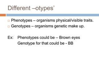 Genetics Introduction | PPTX