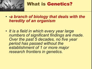 Genetics Intro Powerpoint | PPT