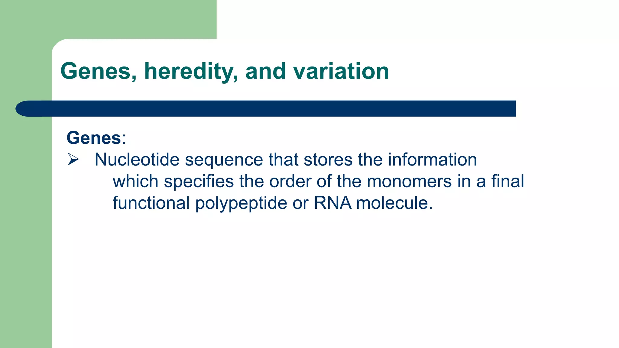 Introduction to genetics | PPTX | Biological Sciences | Science