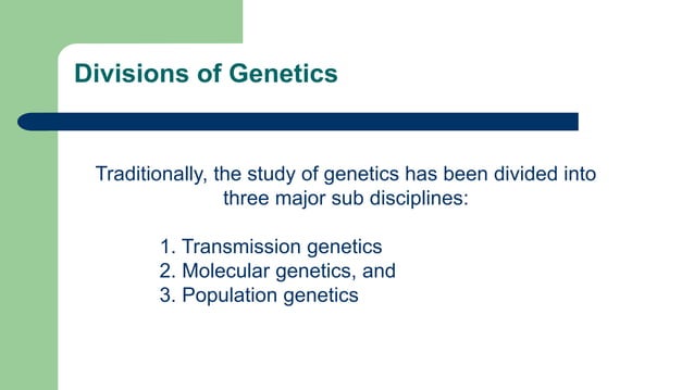 Introduction to genetics | PPTX | Biological Sciences | Science