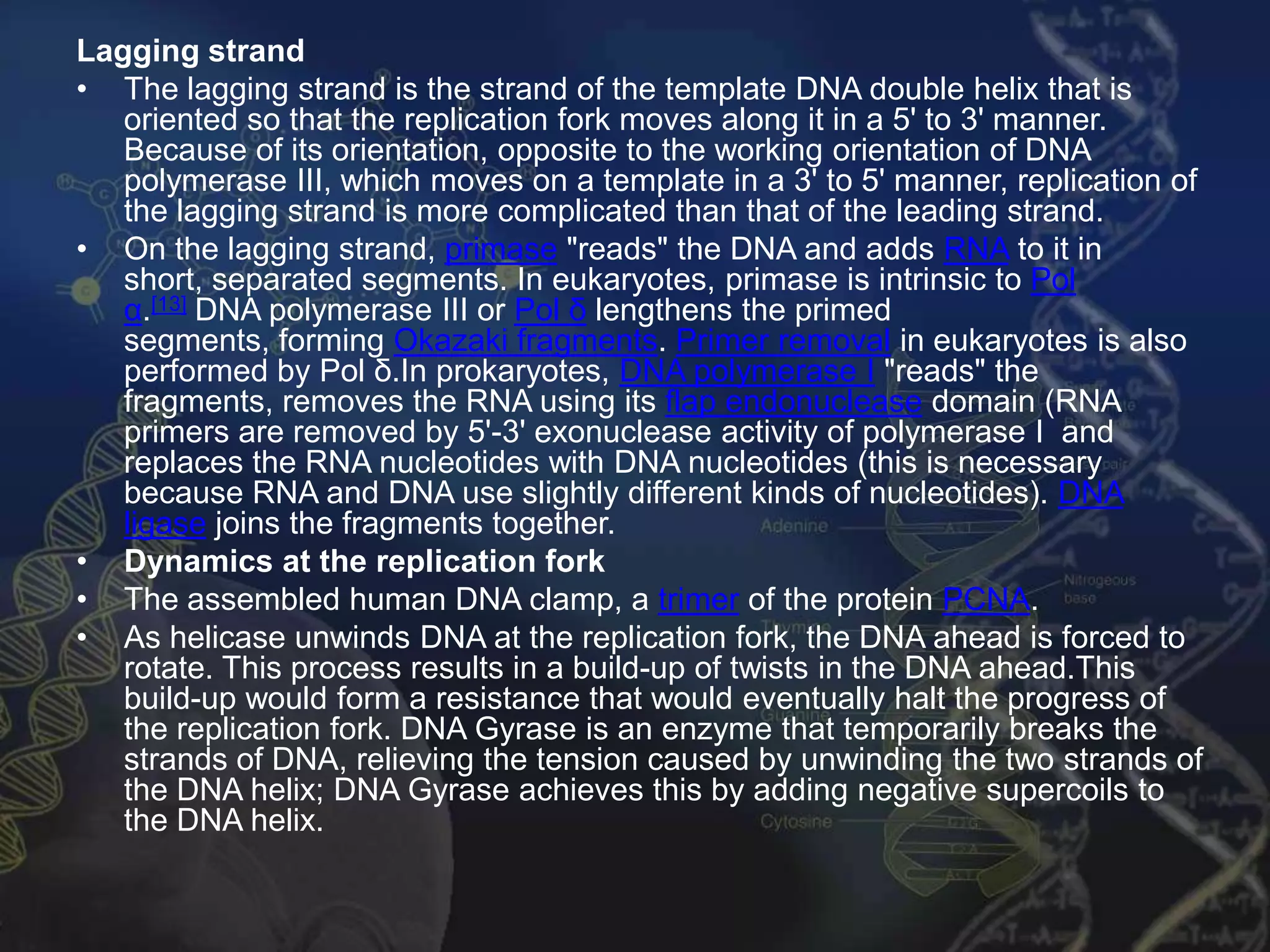 DNA STRUCTURE, REPLICATION AND MANIPULATION | PPTX