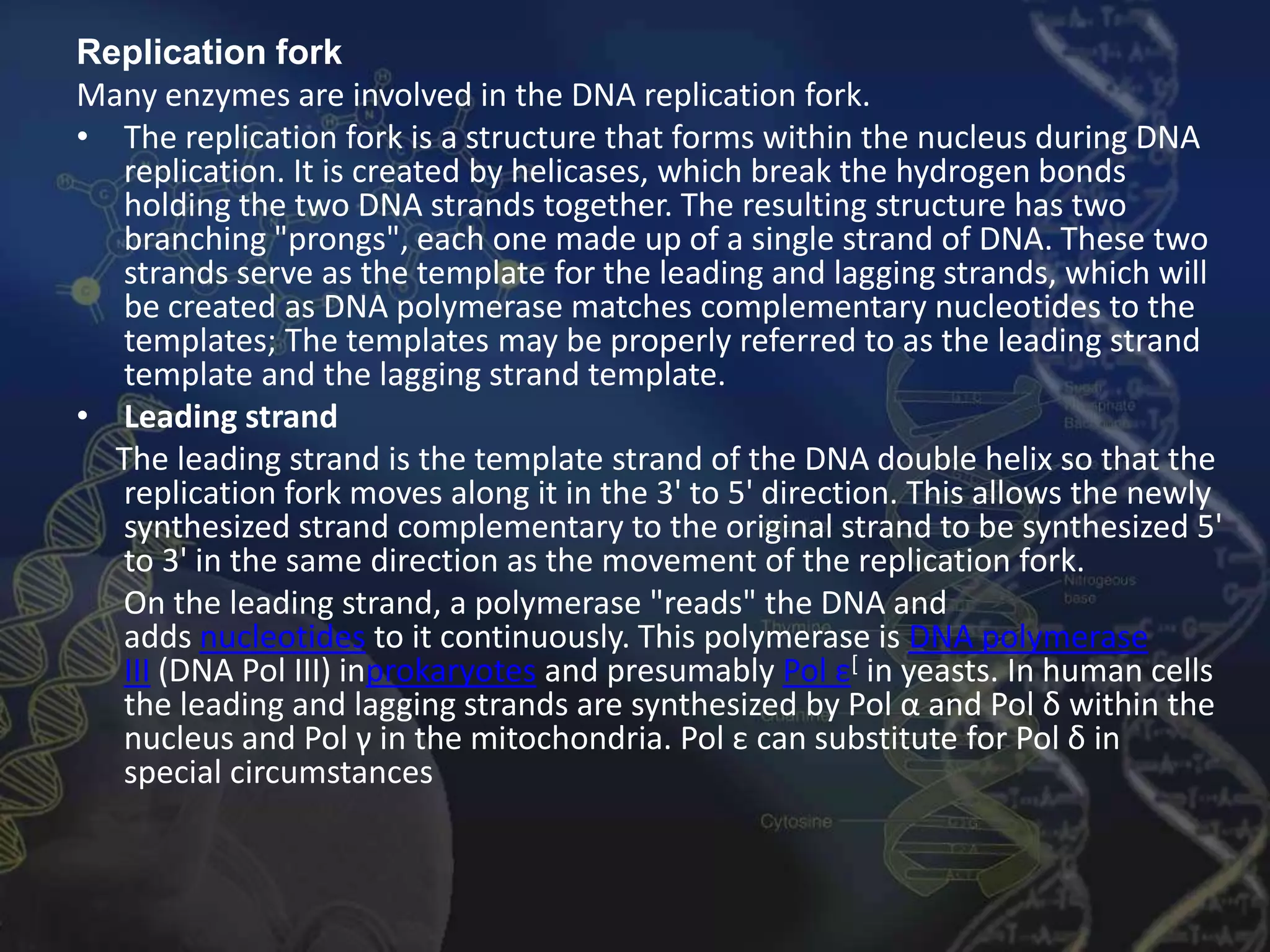 DNA STRUCTURE, REPLICATION AND MANIPULATION | PPTX