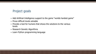 Worlds Hardest Game - AI | PPTX