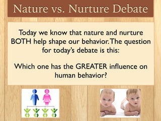 Genetics & Nature vs. Nurture | PDF