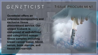 Fresh Frozen Tissue Samples | Geneticist Inc | PPT