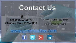 Fresh Frozen Tissue Samples | Geneticist Inc | PPT