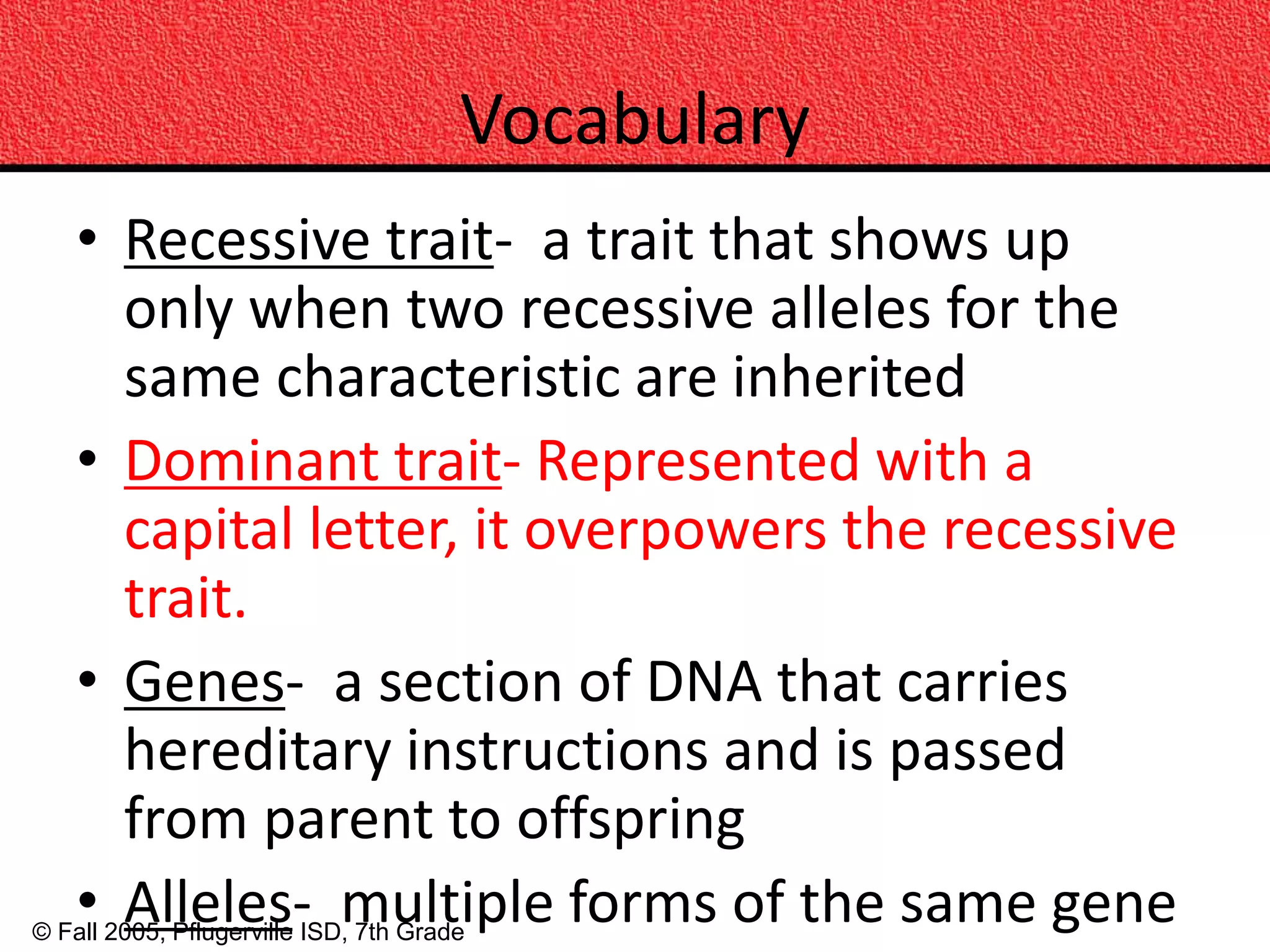 Genetics notes | PPTX | Gardening | Home & Garden