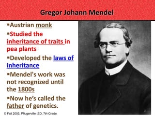 Genetics notes | PPTX | Gardening | Home & Garden