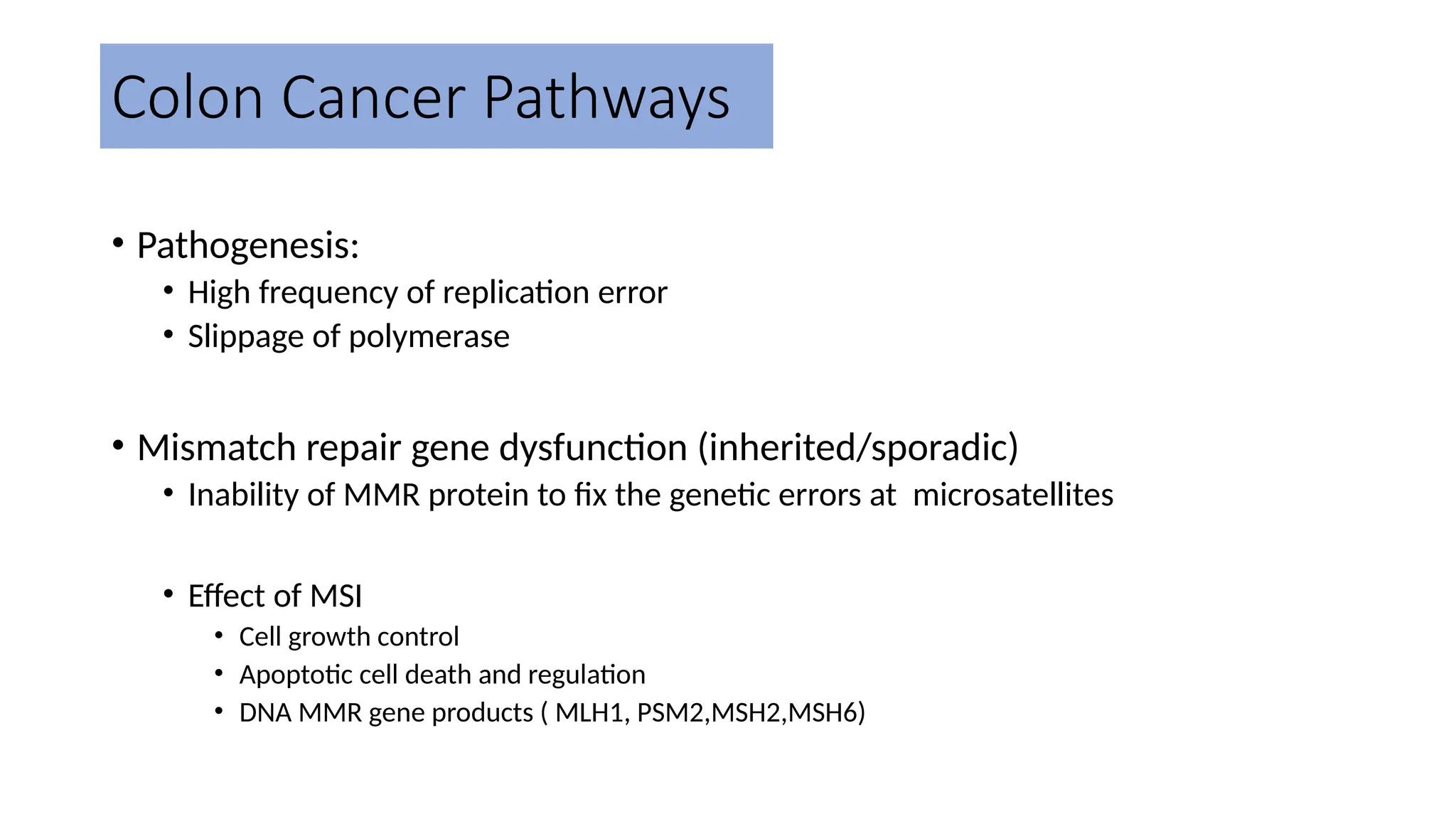 Genetics of Colorectal cancer and its clinical applicationpptx | PPTX
