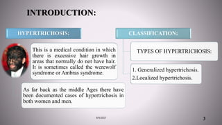 Genetics of congenital generalized hypertrichosis | PPTX