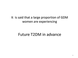 Genetics of Gestational Diabetes Mellitus | PPTX