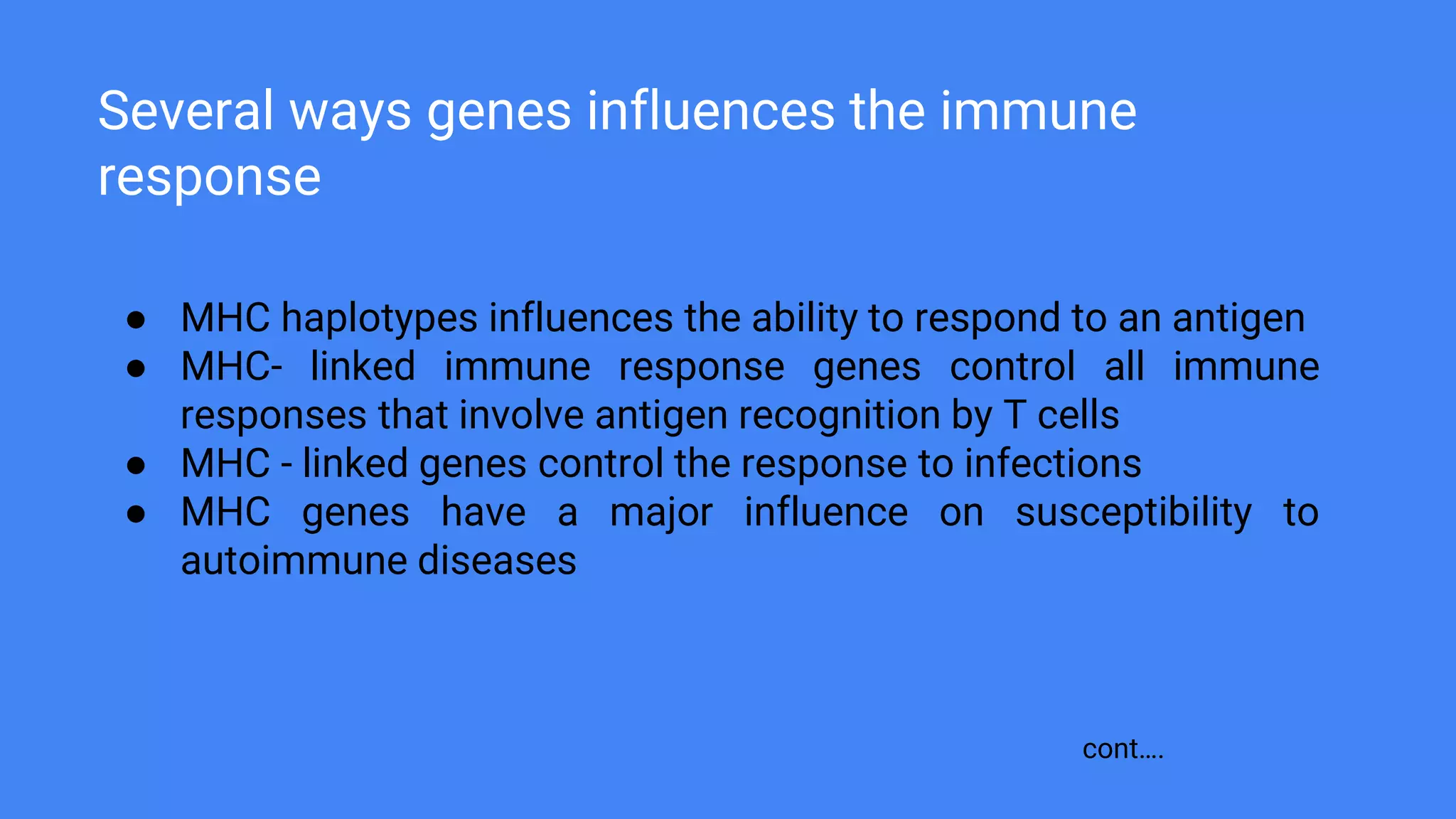 Genetics of immune system | PPTX
