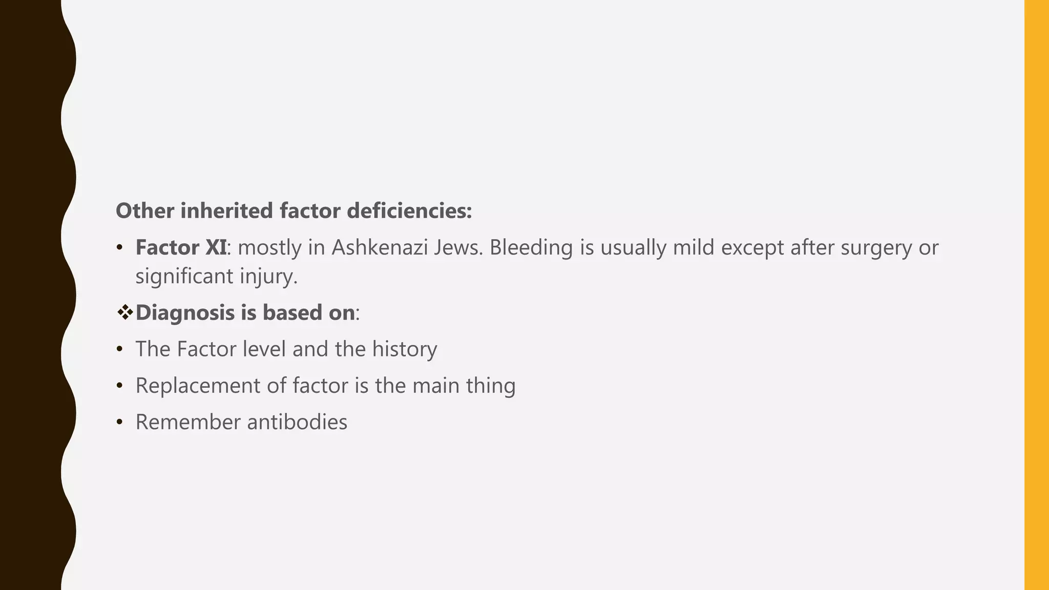 Genetics of inherited bleeding disorders | PPTX