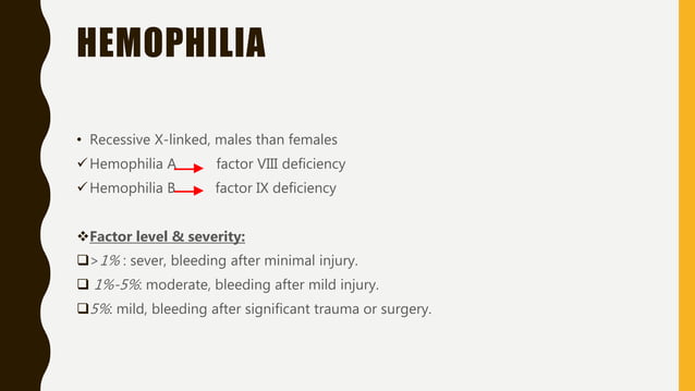 Genetics of inherited bleeding disorders | PPT