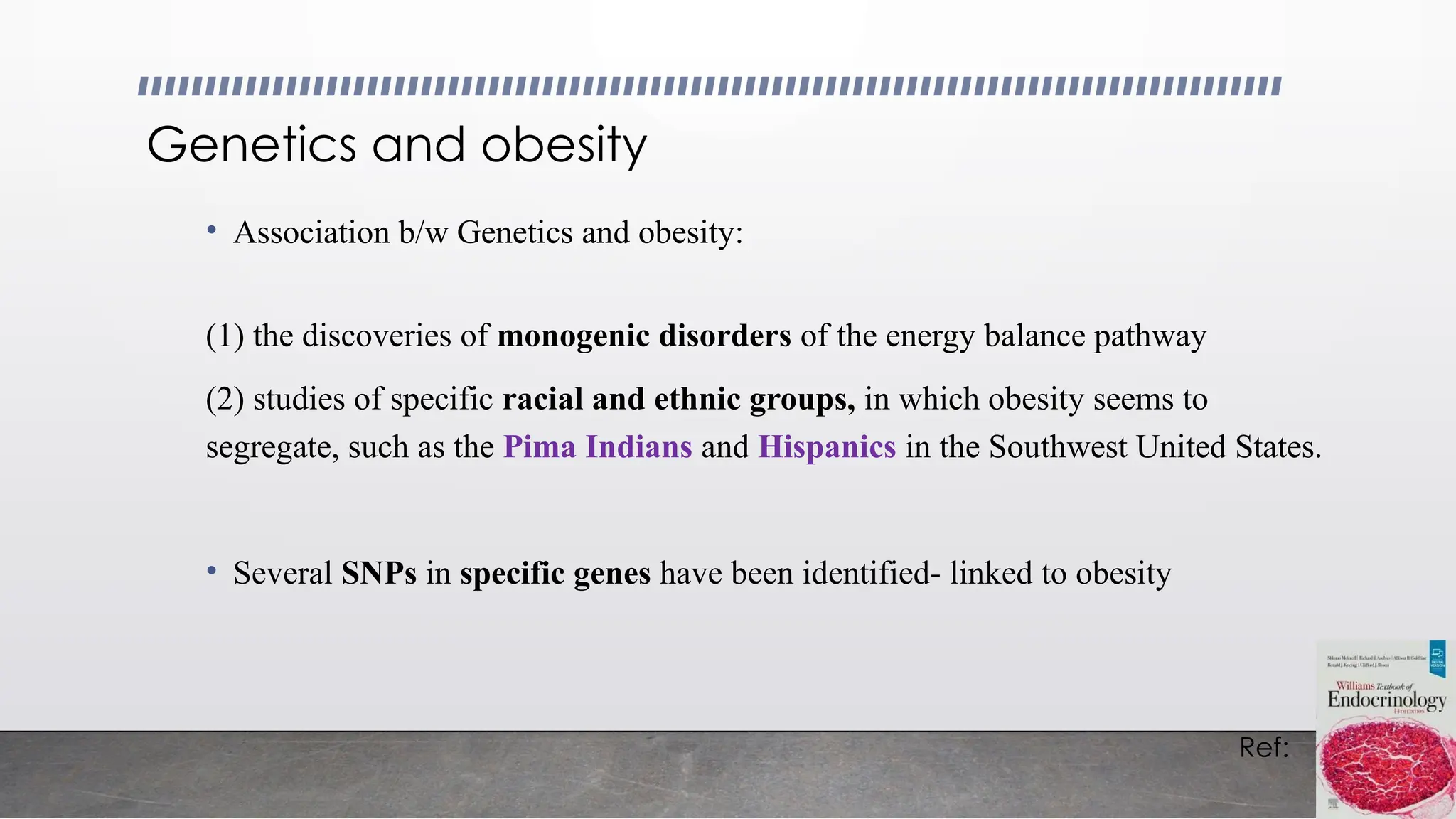 genetics of obesity monogenic syndromic obesity | PPTX