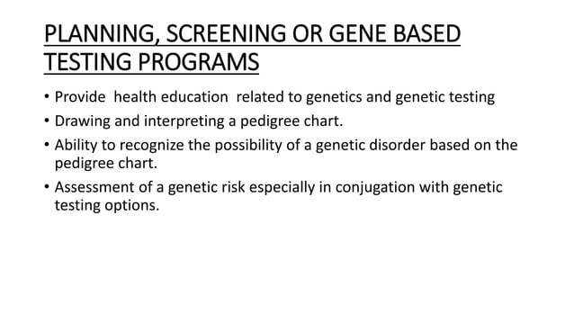 GENETICS INTRODUCTION NURSING | PPTX