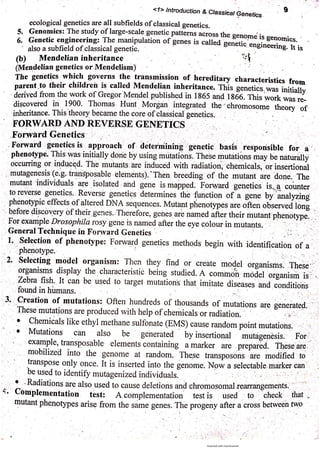 Genetics Part 1 Pdf Genetics Science